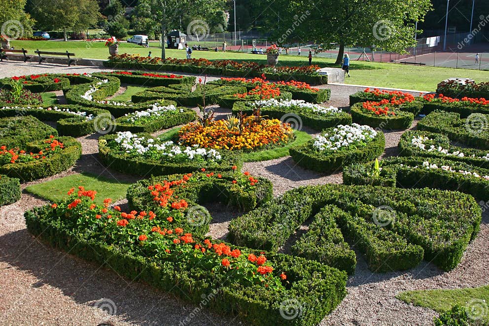 Formal gardens stock image. Image of flower, path, park - 12666331