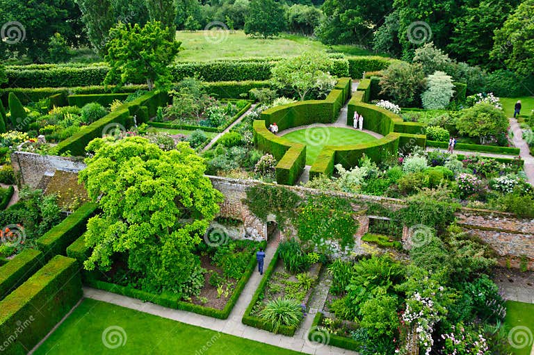 Formal gardens stock image. Image of including, hedge - 16405473