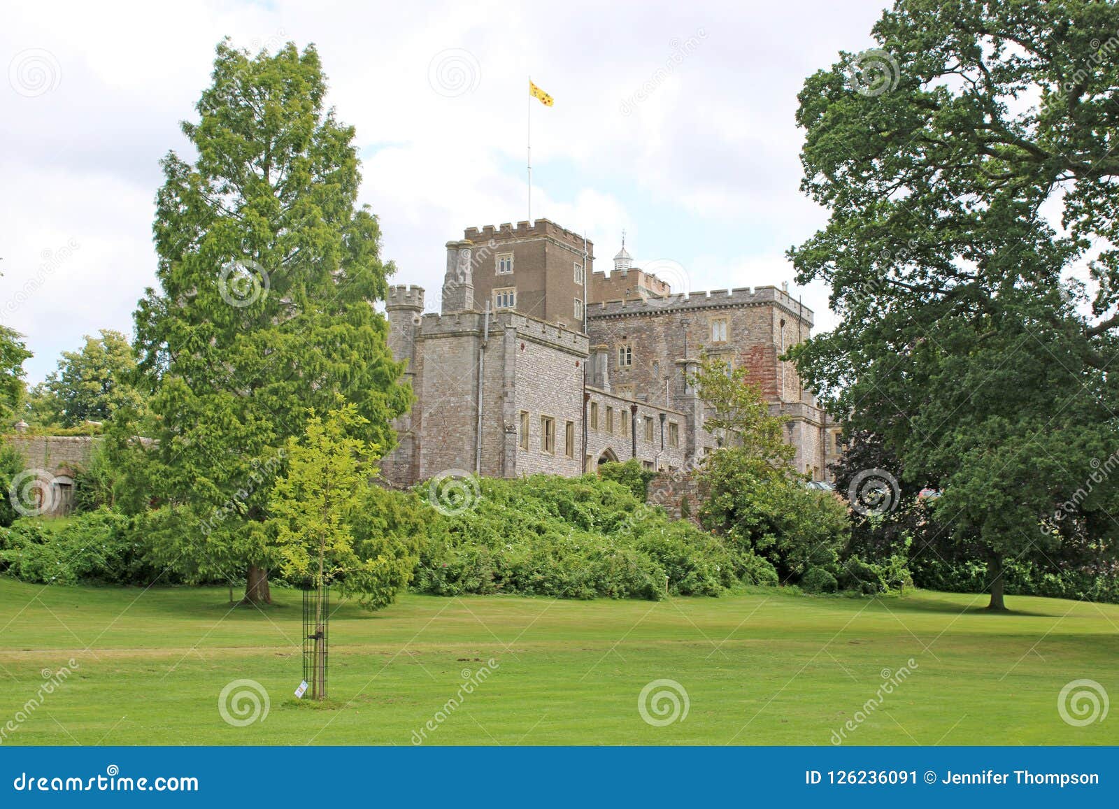 Powderham Castle, Devon stock image. Image of chapel - 126236091