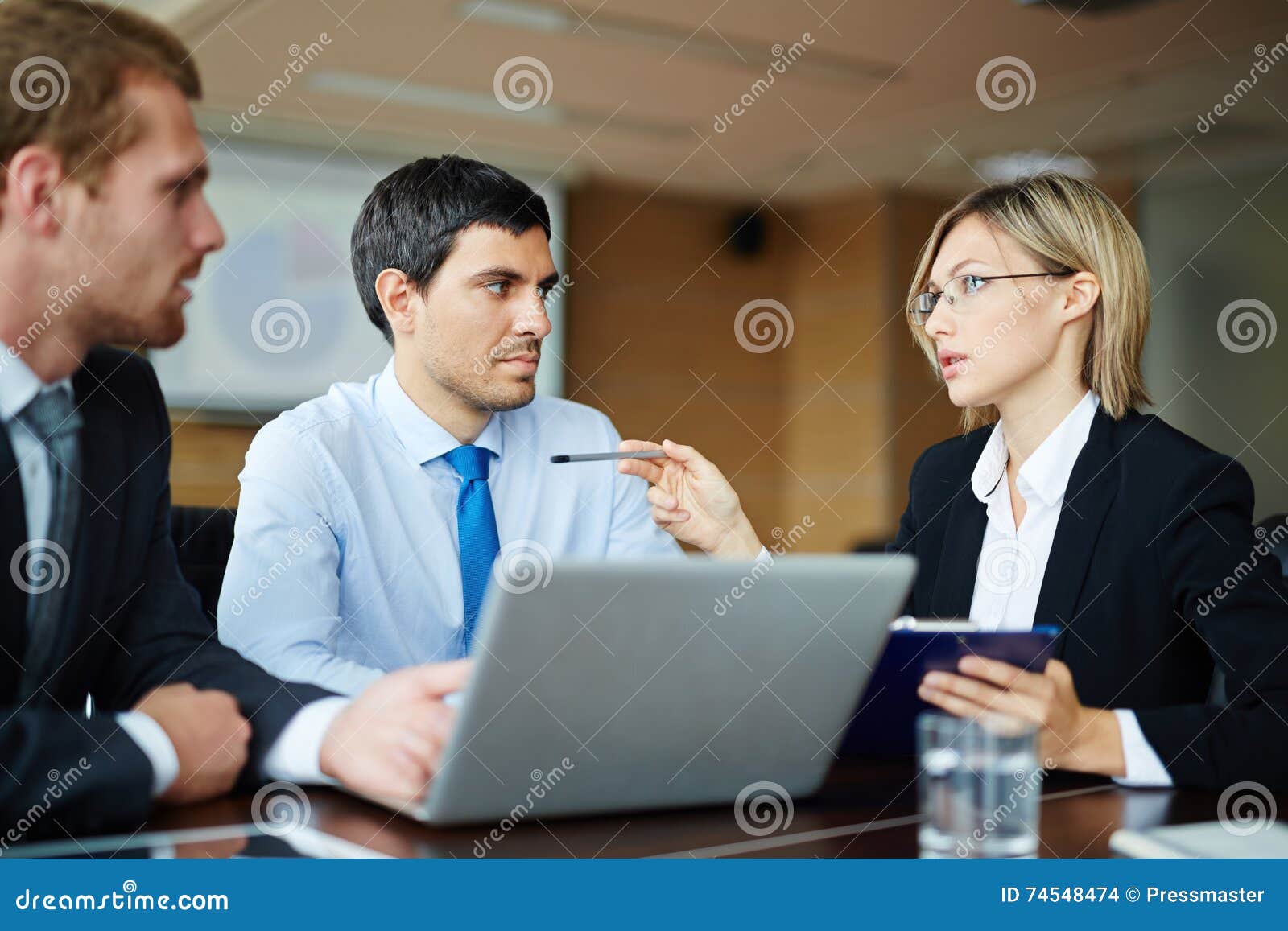 Formal meeting stock photo. Image of conversation, brainstorm - 74548474