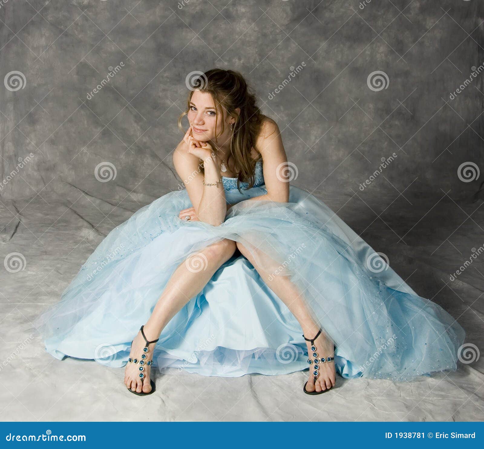 Formal party dress stock image. Image of high, girl, legs - 1938781