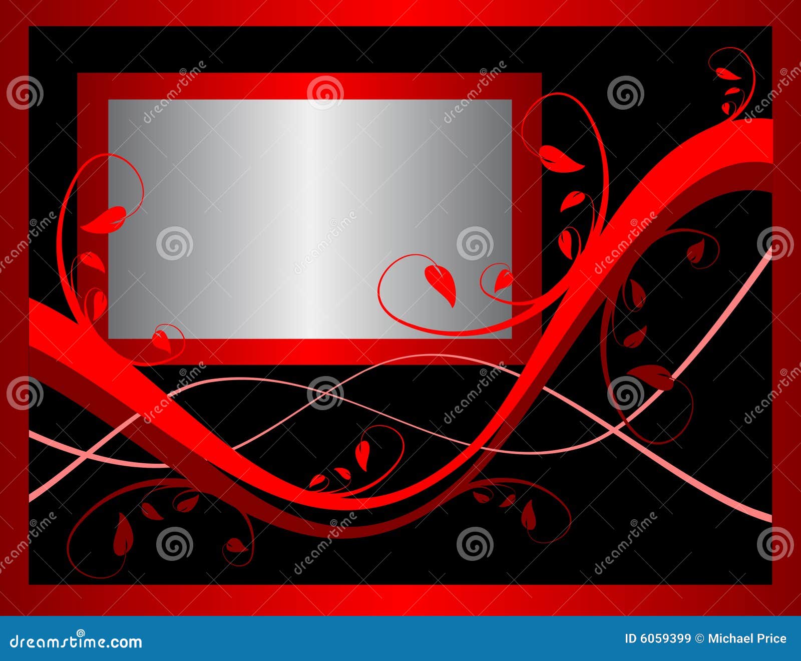 Formal Red Floral Background Royalty Free Stock Images - Image: 6059399