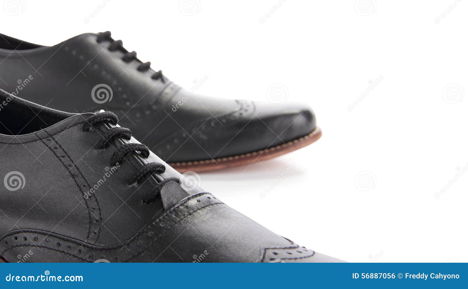 Formal shoes, close up stock photo. Image of leather - 56887056