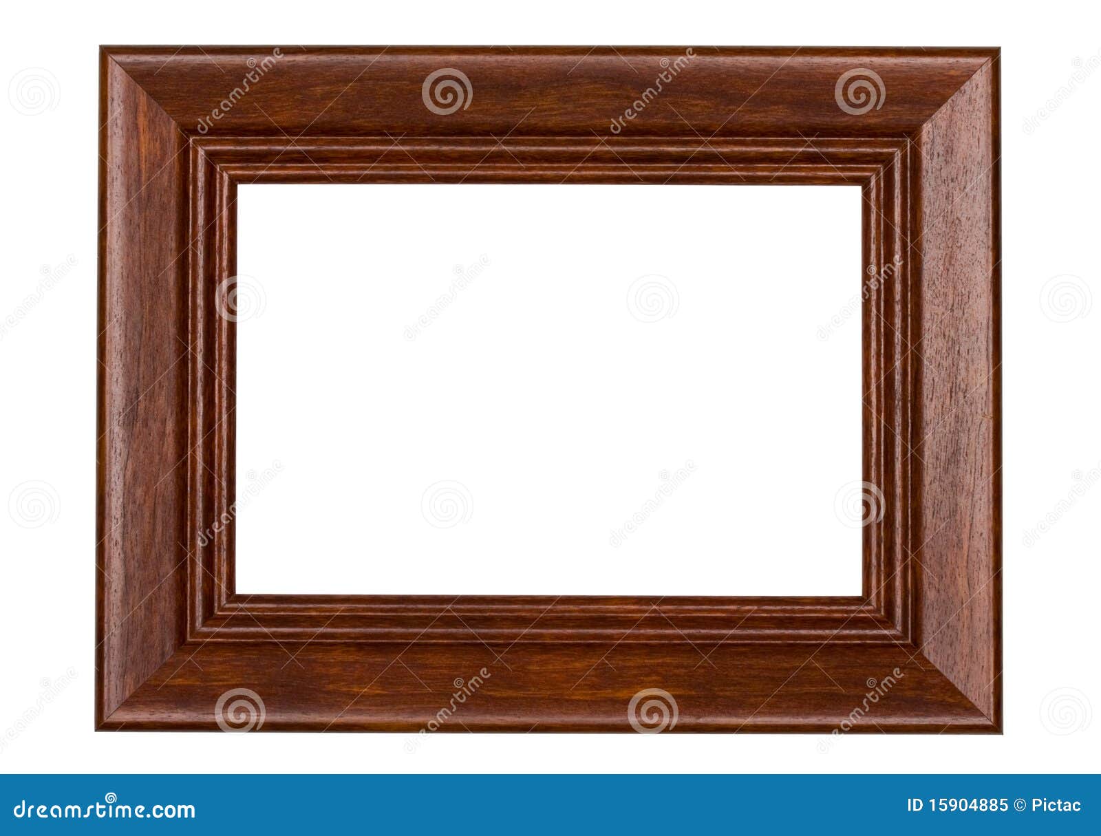 Formal Wooden Picture Frame Stock Image - Image of mirror, design: 15904885