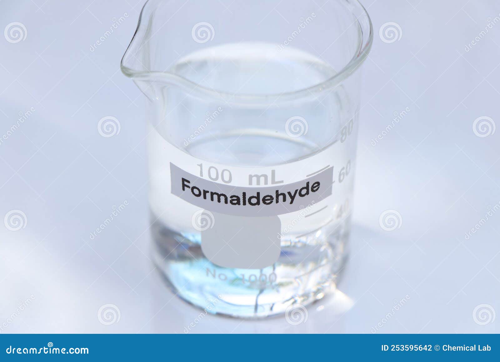 Formaldehyde in Glass, Chemical in the Laboratory Stock Photo - Image ...