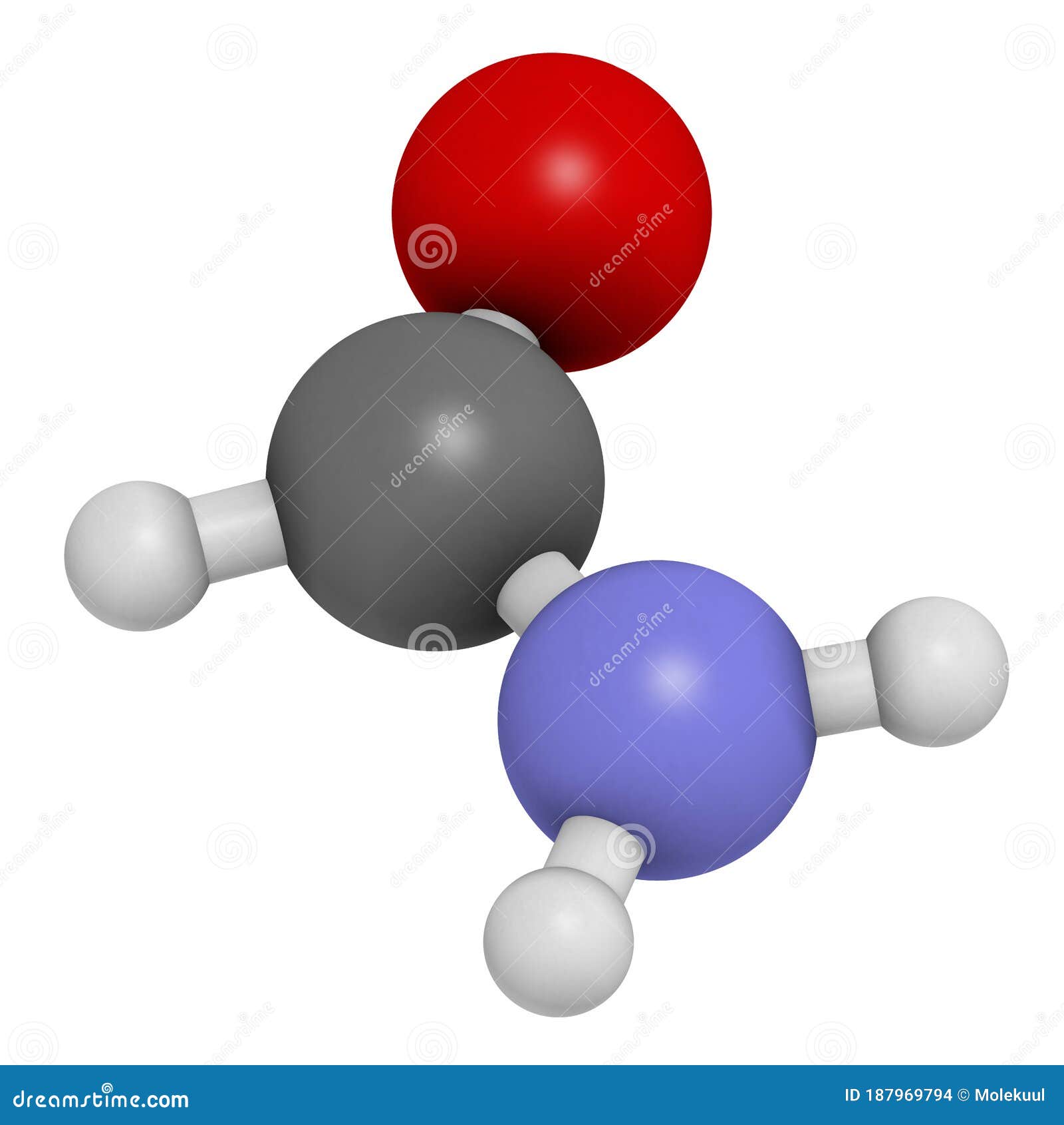 Formamide Methanamide Solvent Molecule. Solution In Water Known As ...
