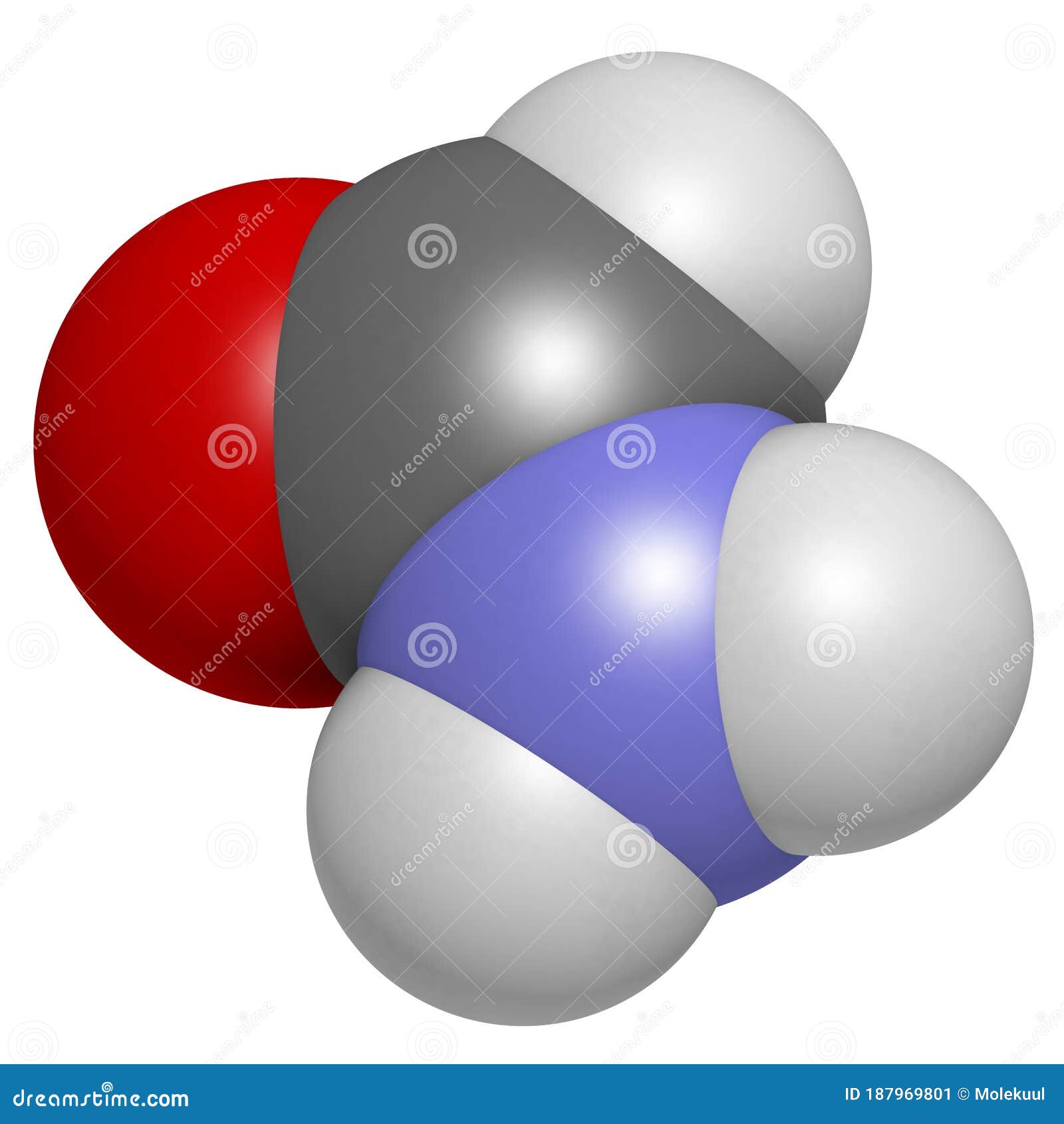 Formamide Methanamide Solvent Molecule. Stock Illustration ...