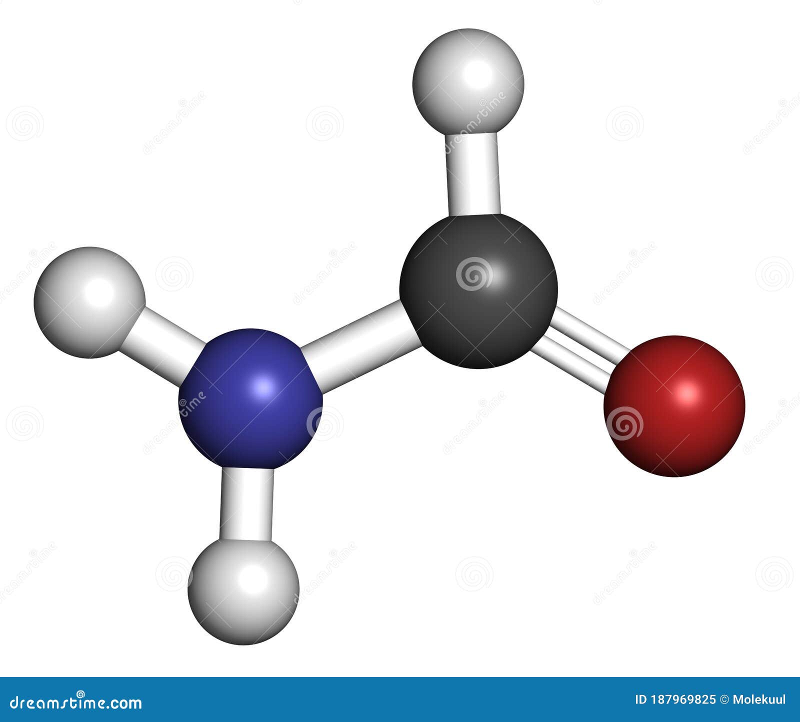 Formamide Methanamide Solvent Molecule. Solution In Water Known As ...