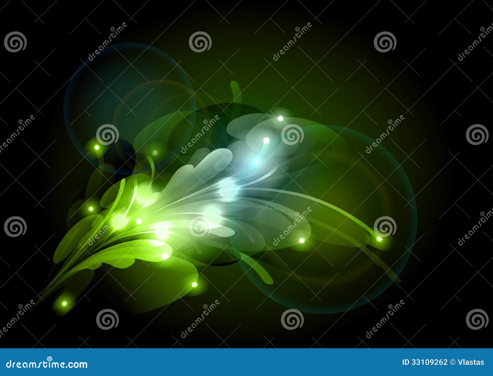 Formas abstractas verdes ilustración del vector. Ilustración de imagen ...