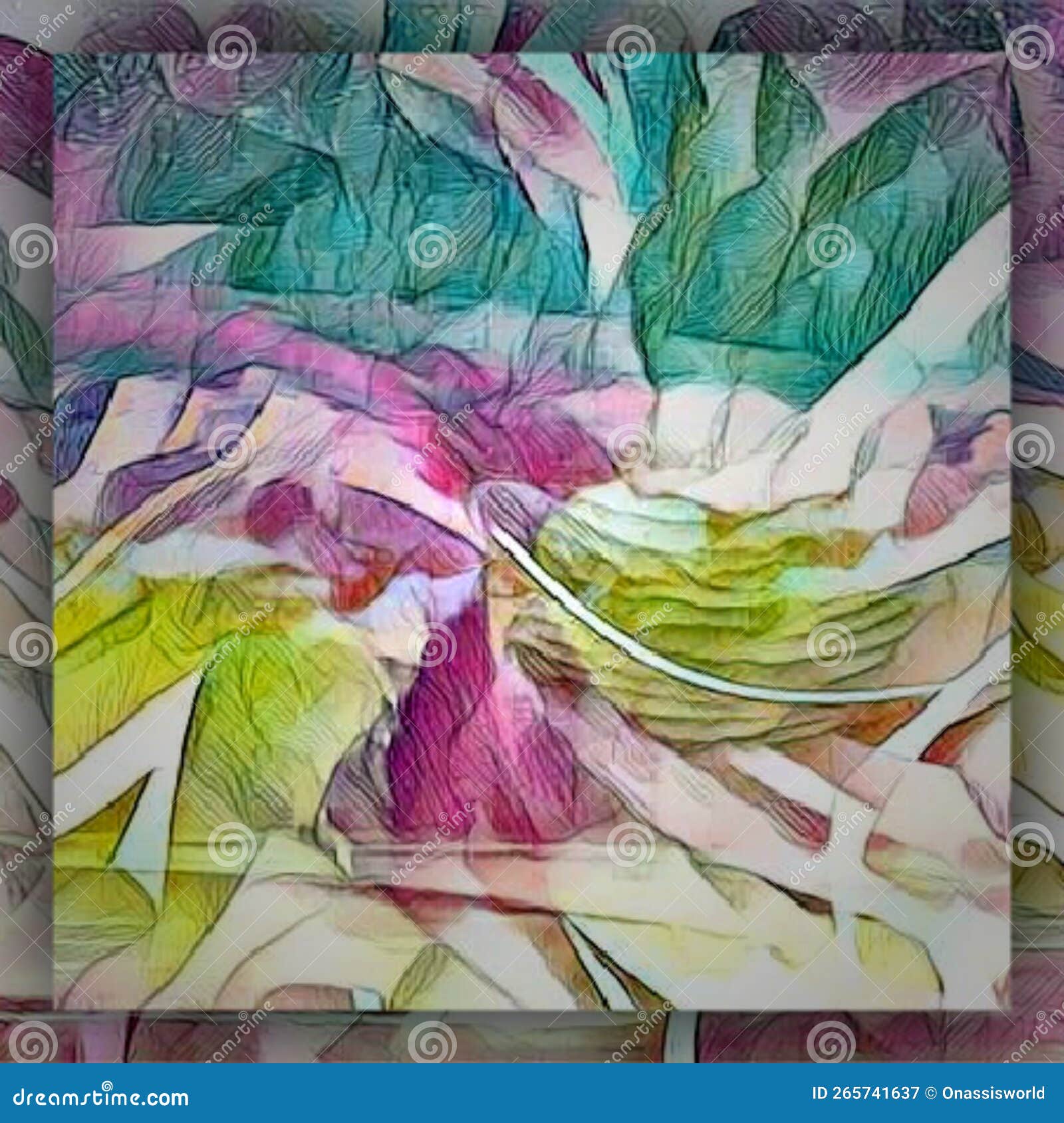 Formas De Fundo Abstratas Cores E Cores De Texturas Ilustração Stock ...