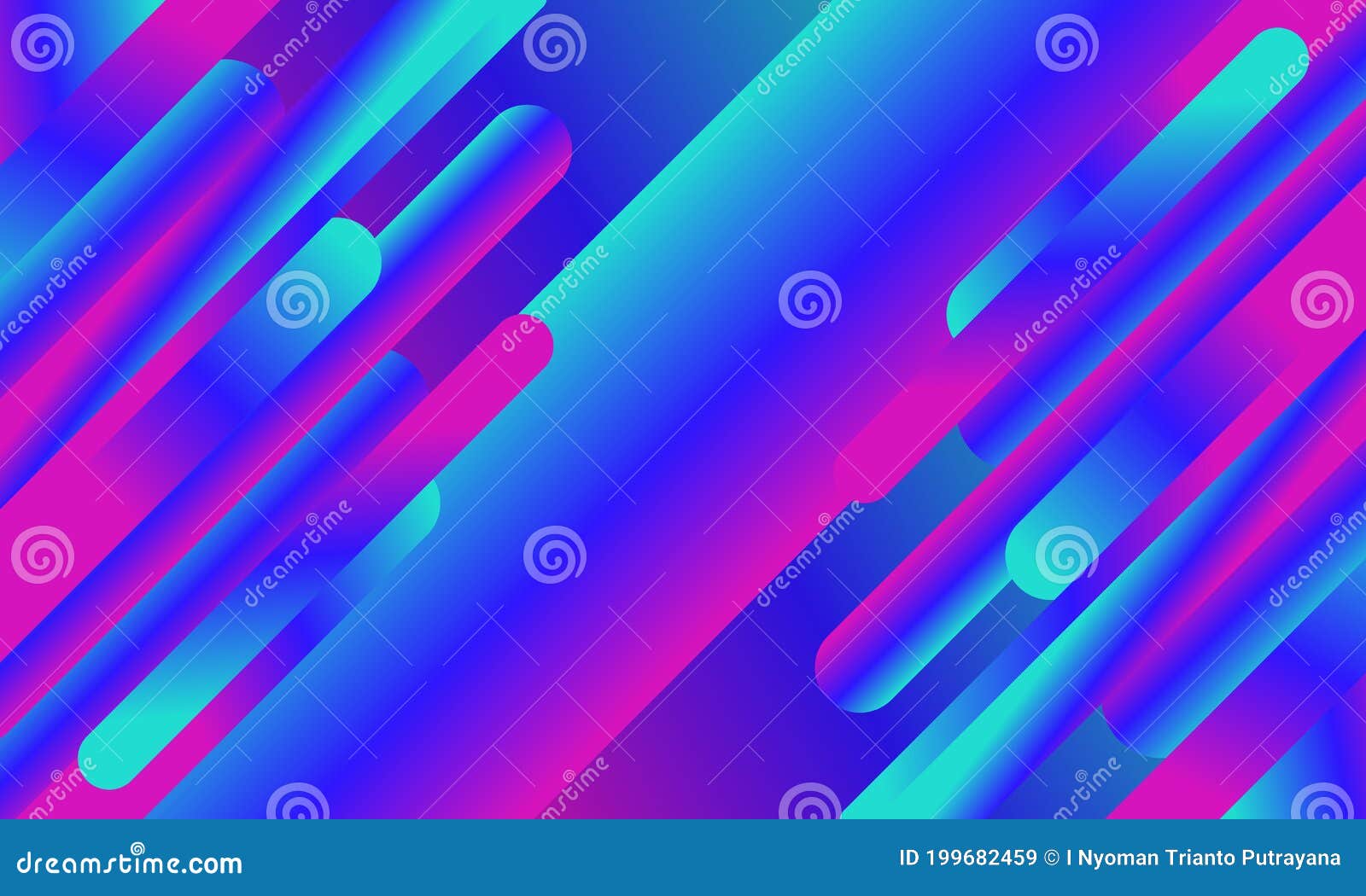 Formas De Gradiente Azul E Rosa Abstratas Com Fundo Arredondado ...