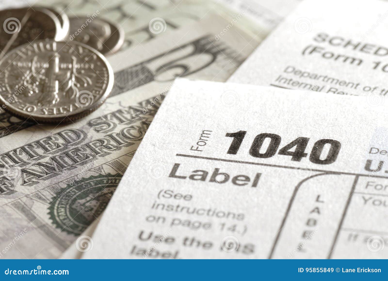 Formas De Impuesto 1040 Para El IRS Imagen de archivo editorial ...