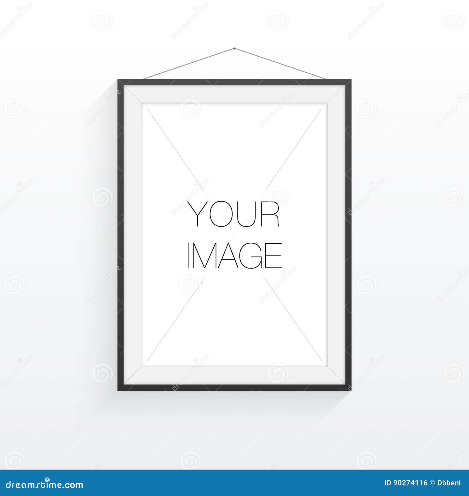 A4 / A3 Format Frame Design for Your Image or Text Stock Vector ...