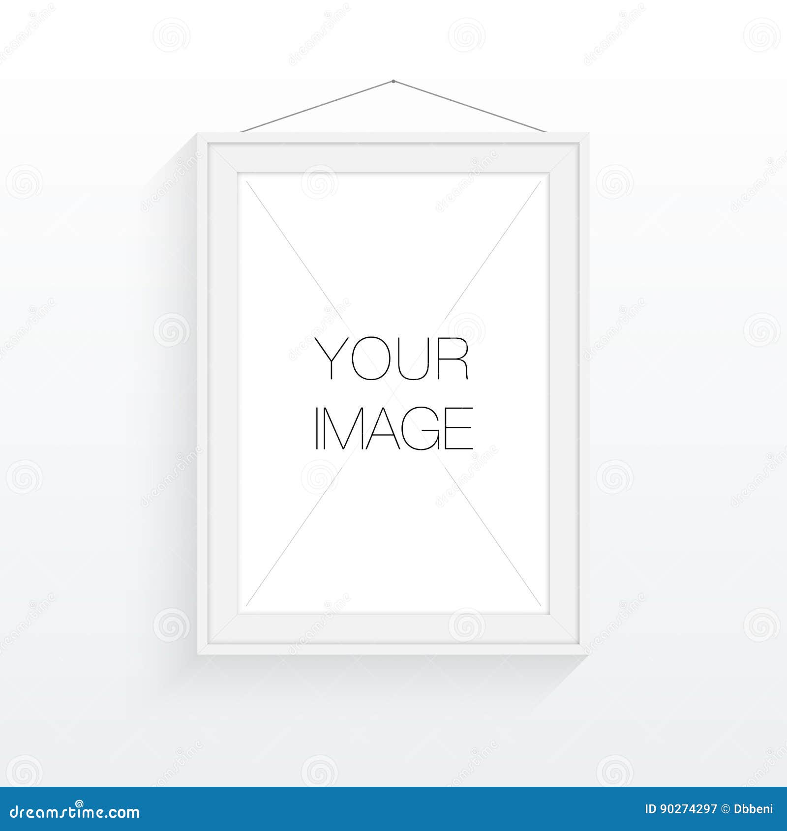 A4 / A3 Format Frame Design for Your Image or Text Stock Vector ...