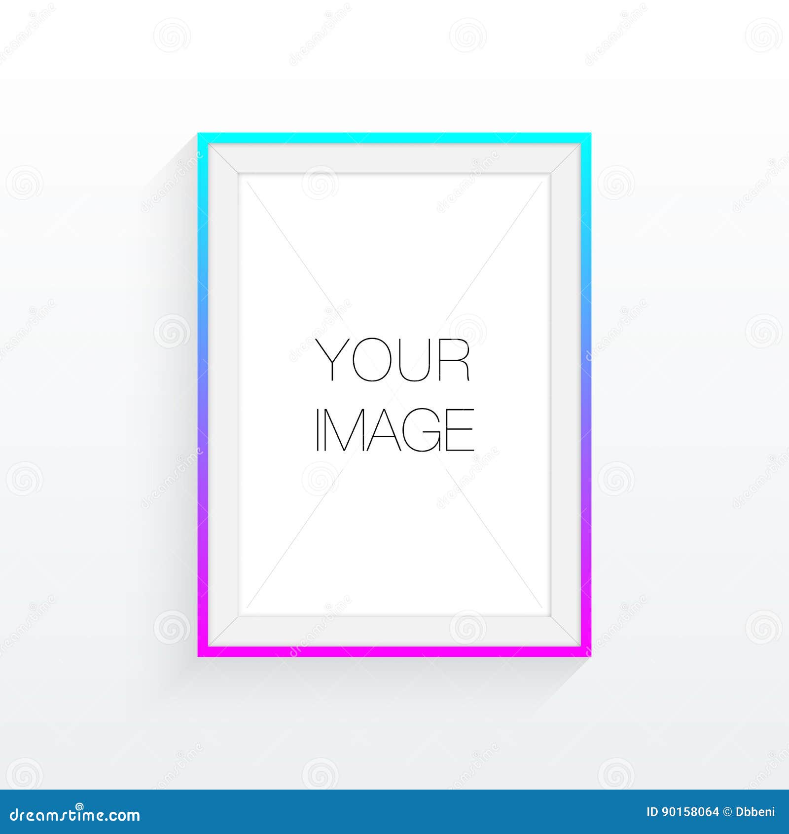 A4 / A3 Format Frame Design with Your Text or Image Stock Vector ...
