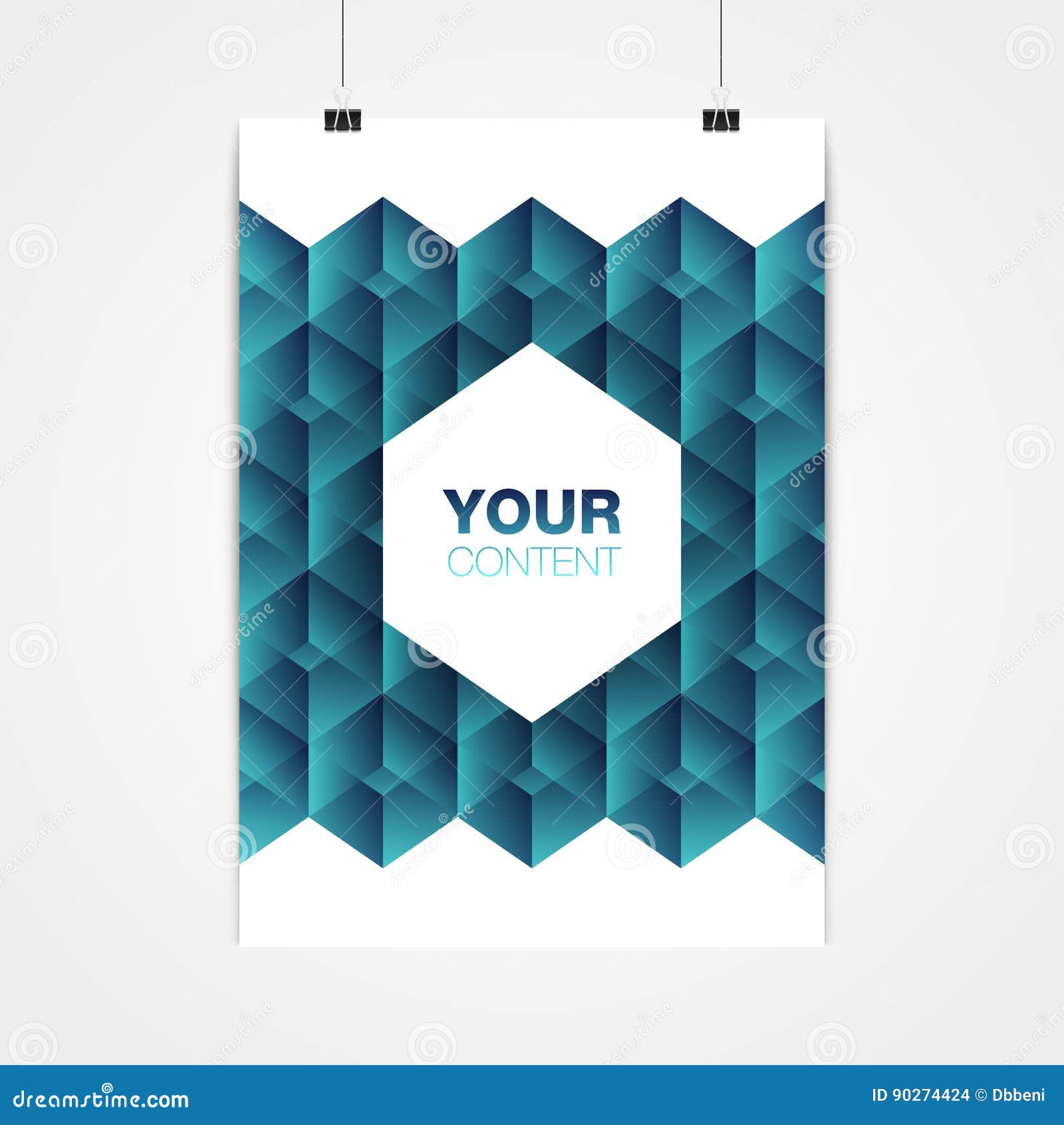 A4 / A3 Format Poster Minimal Abstract Design with Your Text Stock ...