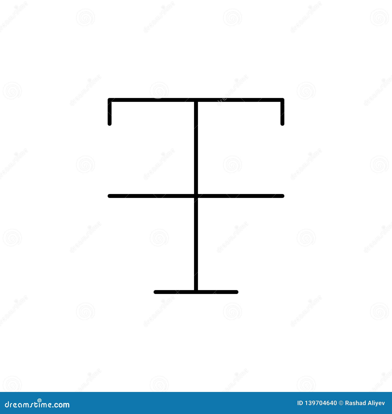 Format, Strikethrough, Text Icon. Element of Text and Typography for ...