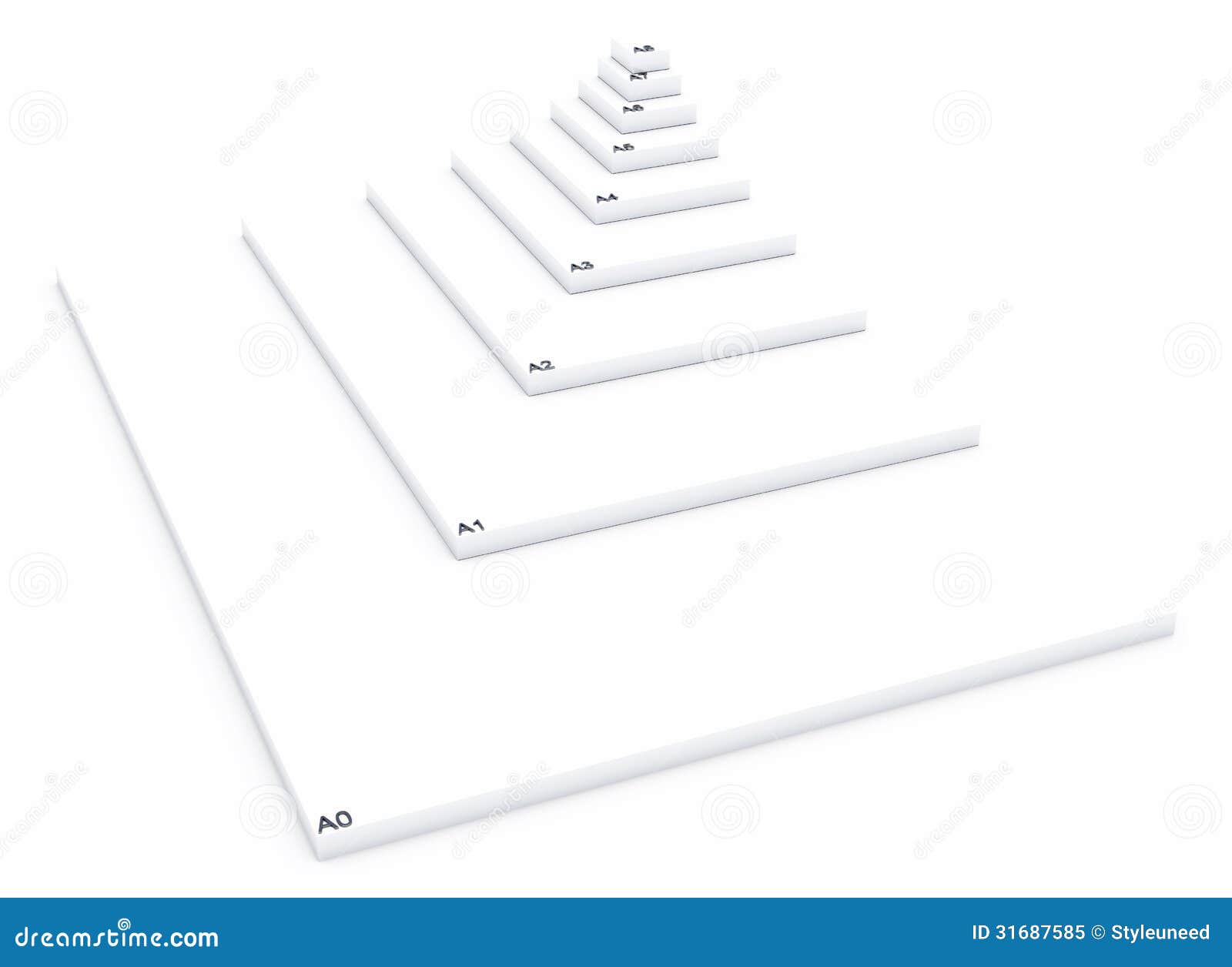 Formati di carta immagine stock. Immagine di formati - 31687585