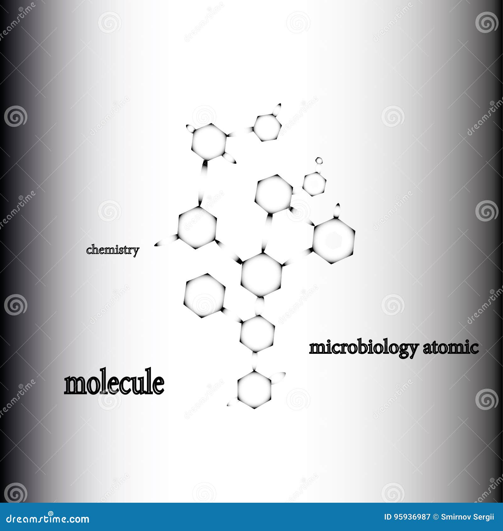 The Formation of Atoms and Molecules Chemical Compounds DNA Stock ...