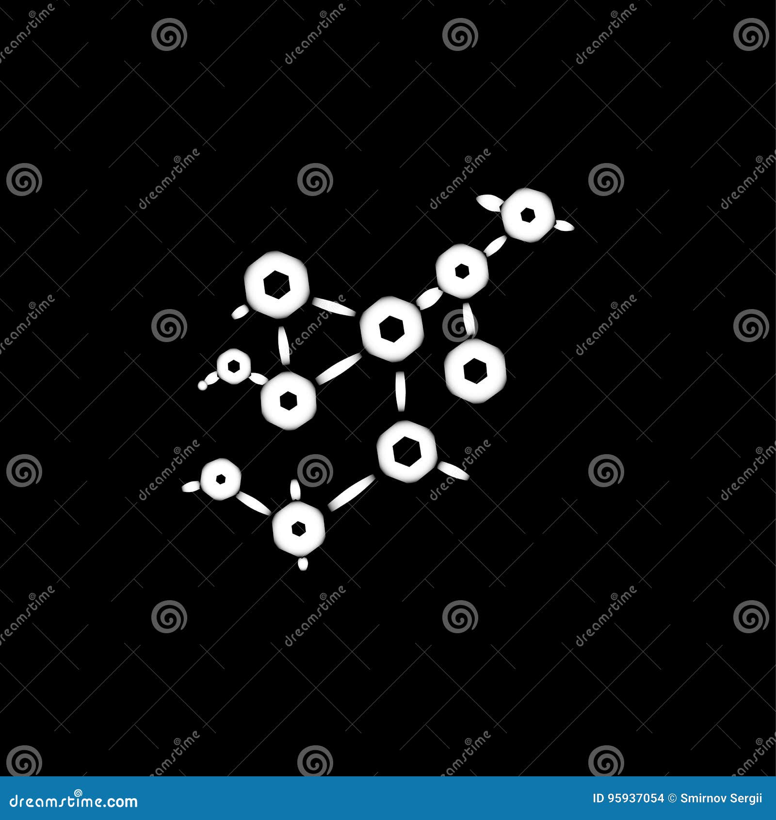 The Formation of Atoms and Molecules Chemical Compounds DNA Stock ...