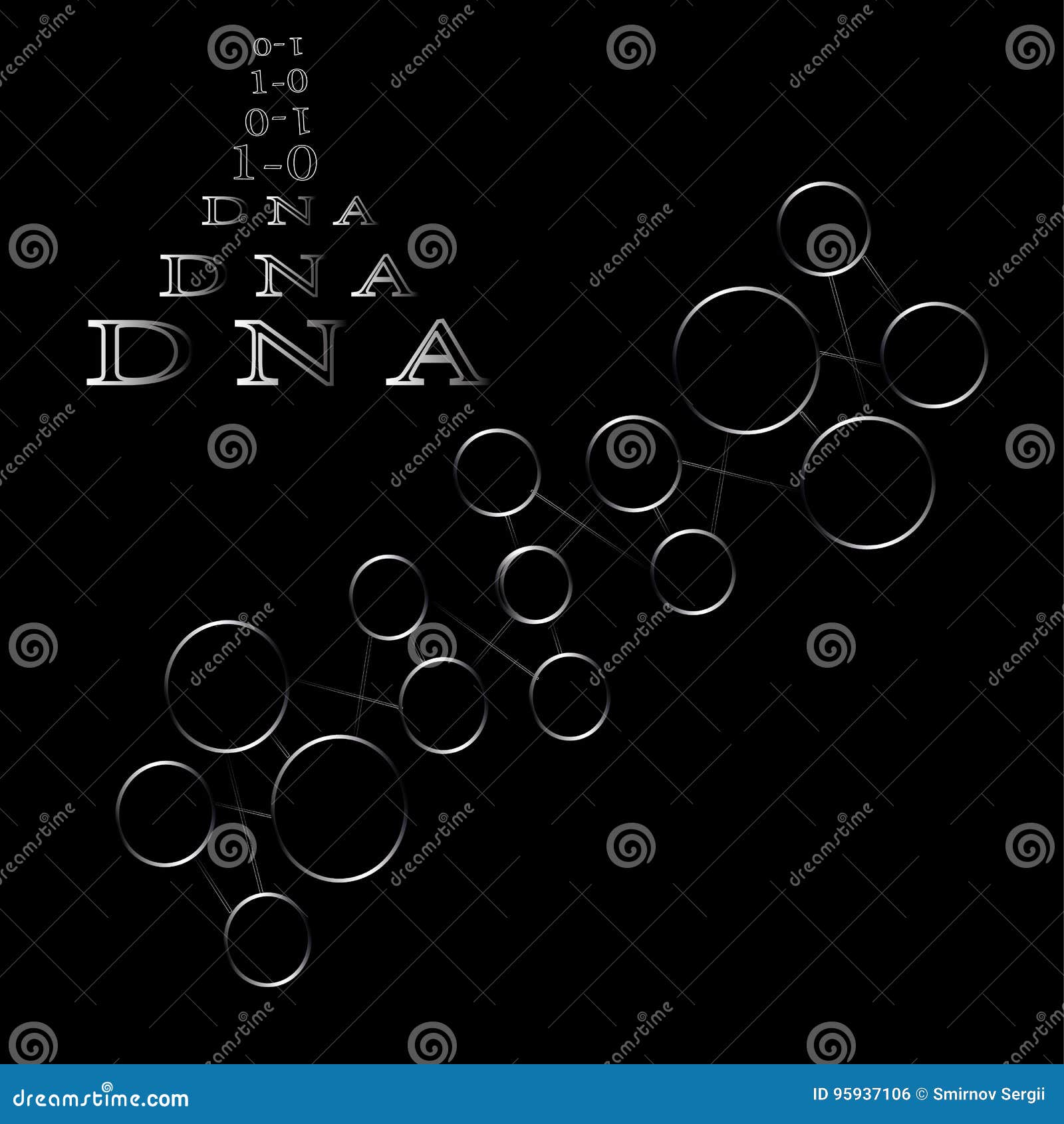 The Formation of Atoms and Molecules Chemical Compounds DNA Stock ...