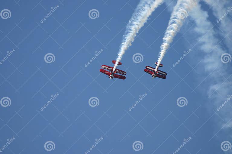 Formation of Biplanes editorial photography. Image of aircraft - 62938137
