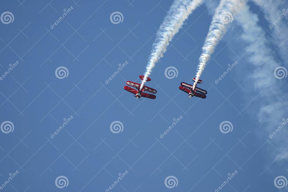 Formation of Biplanes editorial photography. Image of aircraft - 62938137