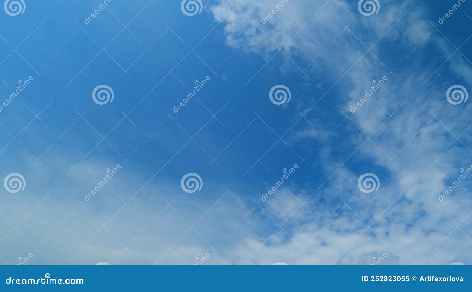 Formation Cloud Sky Scape. Various Layers of Clouds Move in Different ...