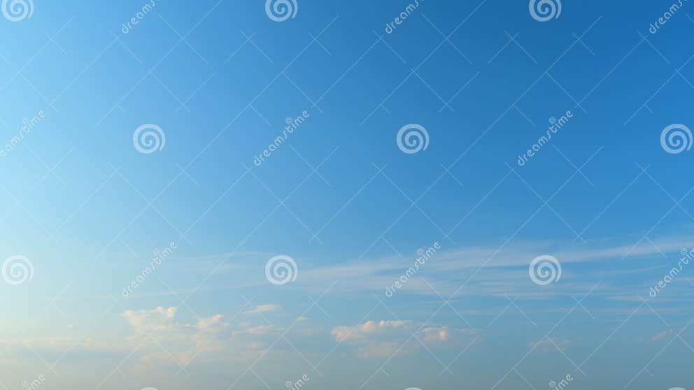 Formation Cloud Sky Scape. Various Layers of Clouds Move in Different ...