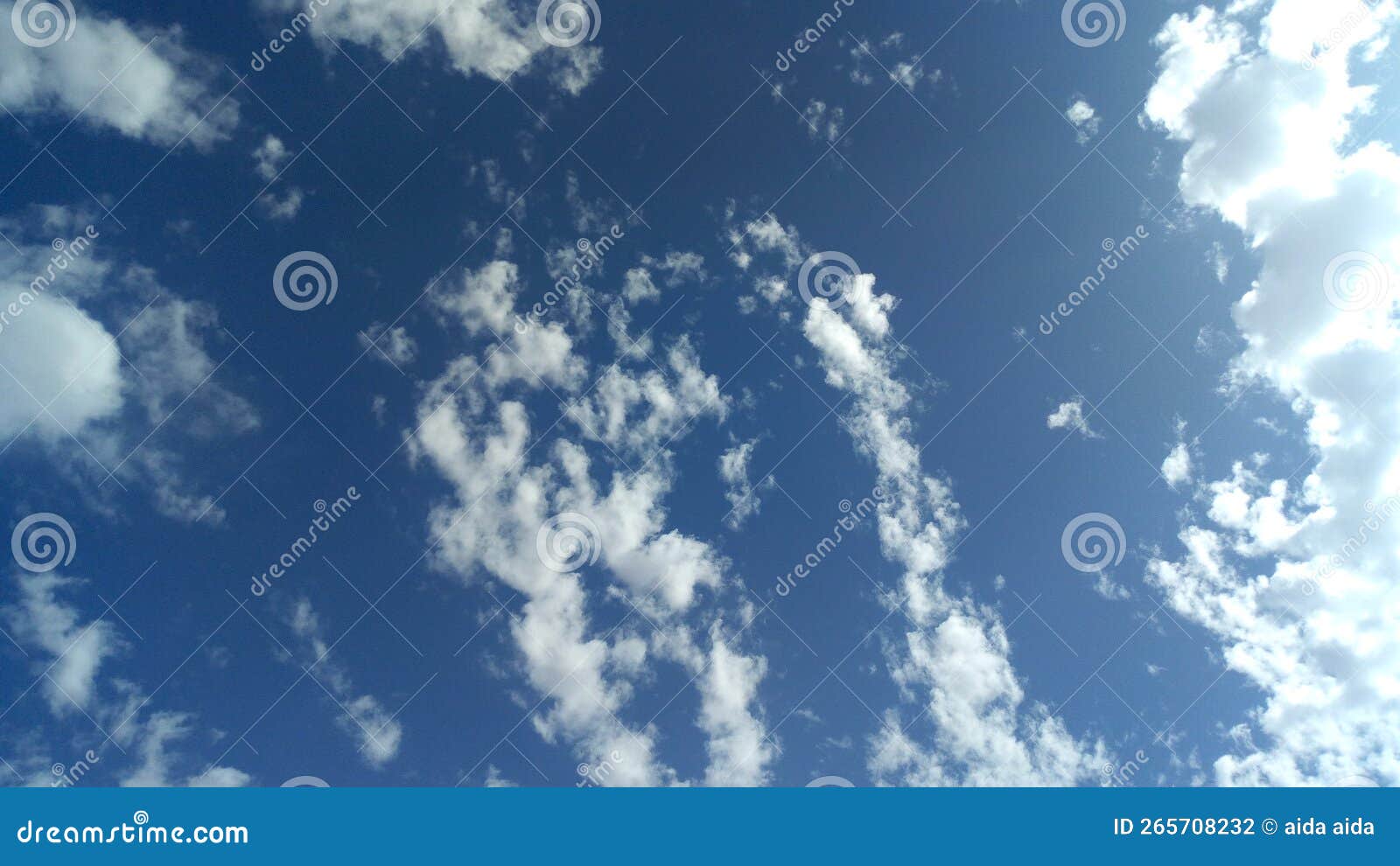 A Formation of Clouds in the Sky Forms a Painting Stock Photo - Image ...