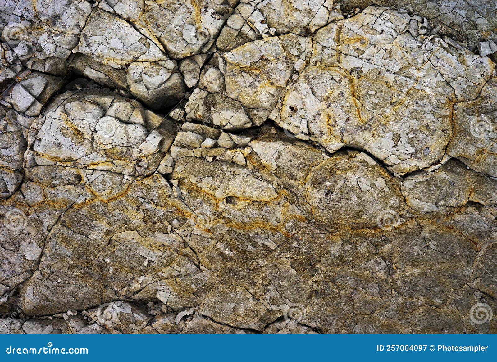 Formation of a Cracked Layers of Rocks Stock Image - Image of eroded ...