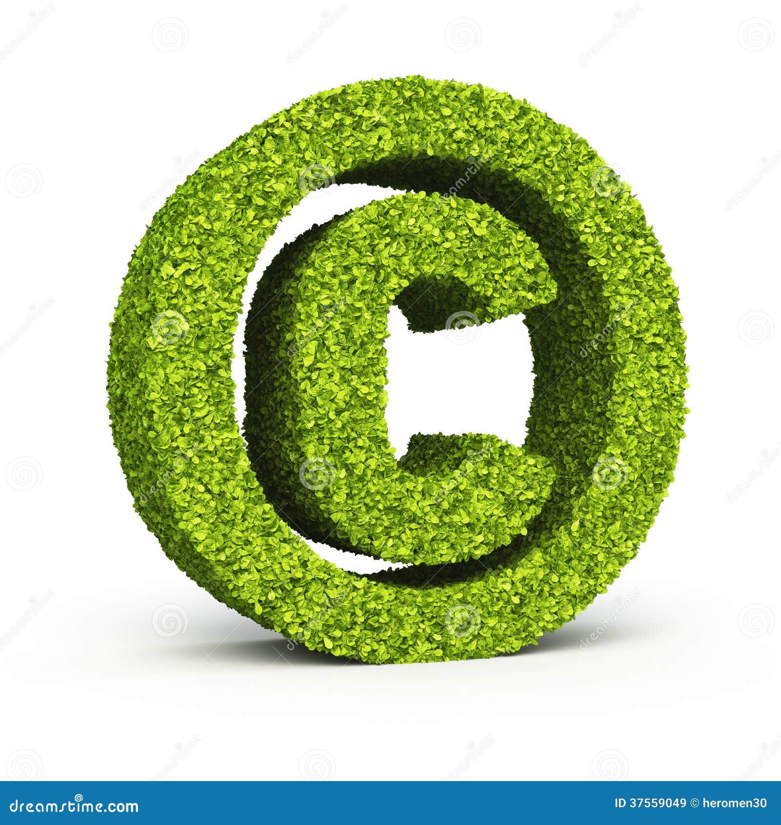 Formation De Feuille De Signe De Copyright Illustration Stock ...