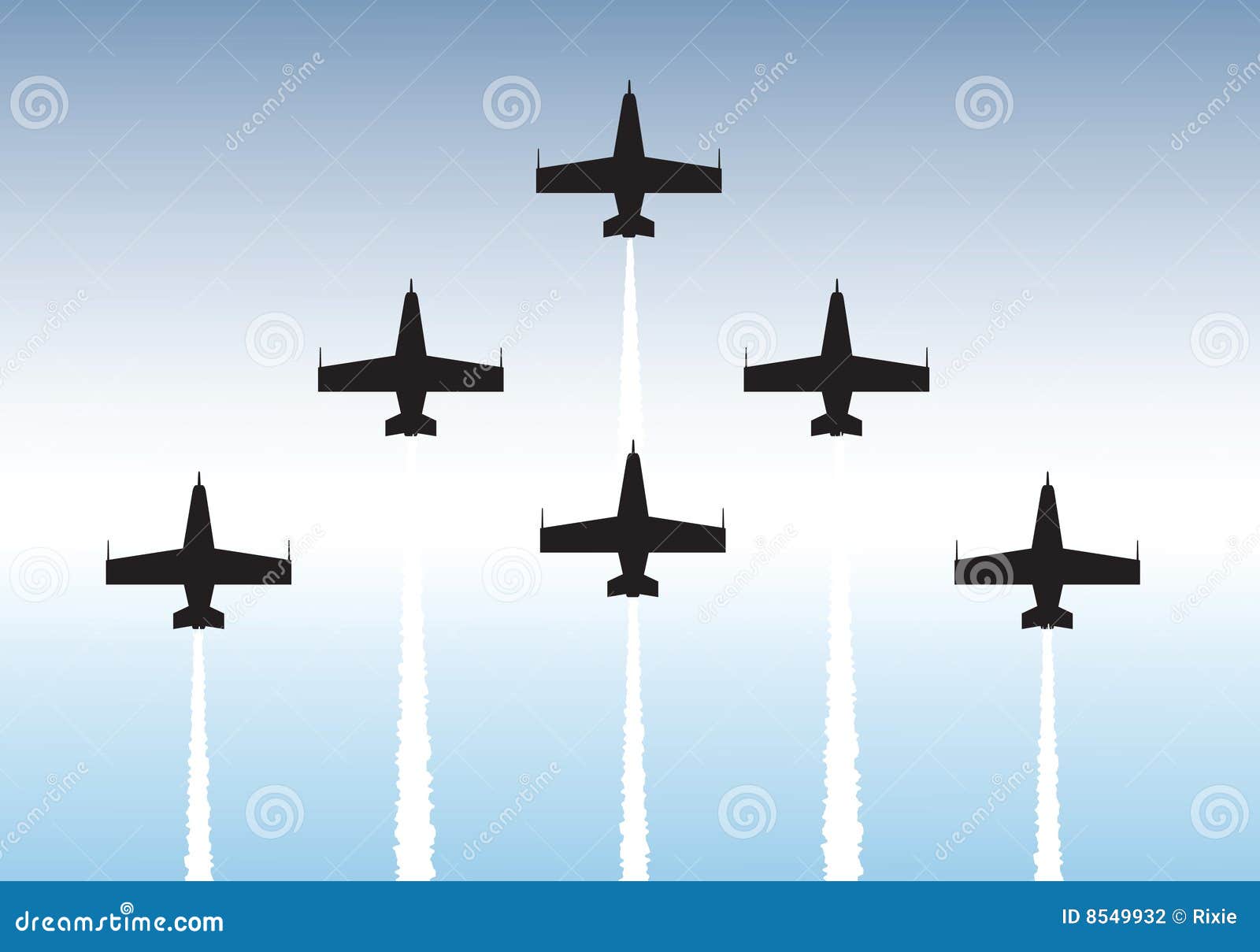 Formation Flying Stock Photography - Image: 8549932