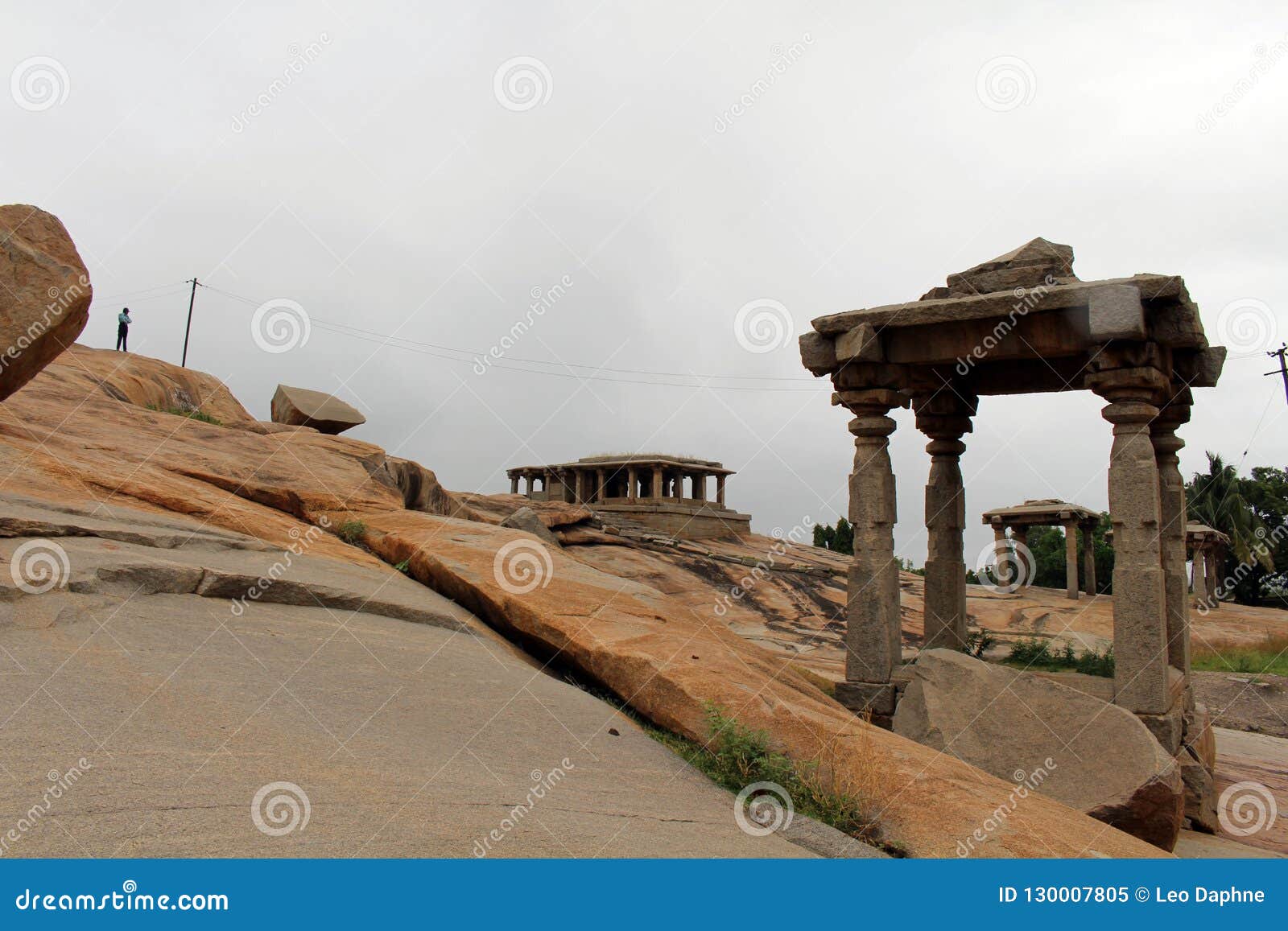 The Formation of Pillars, Ruins, Rocks, and Group Monuments of T Stock ...