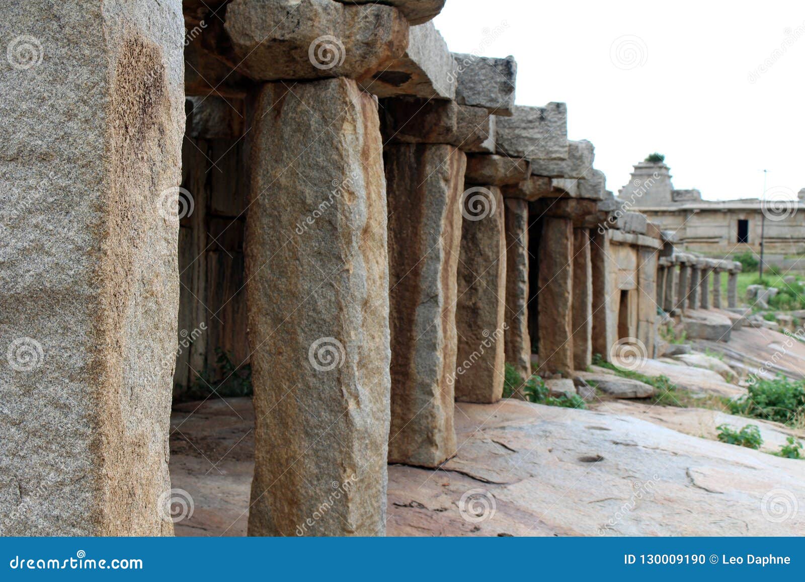 The Formation of Pillars, Ruins, Rocks, and Group Monuments of T Stock ...