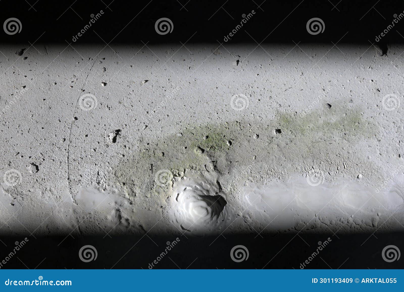 Formations of Calcium Hydroxide on the Concrete Floor of an Abandoned ...