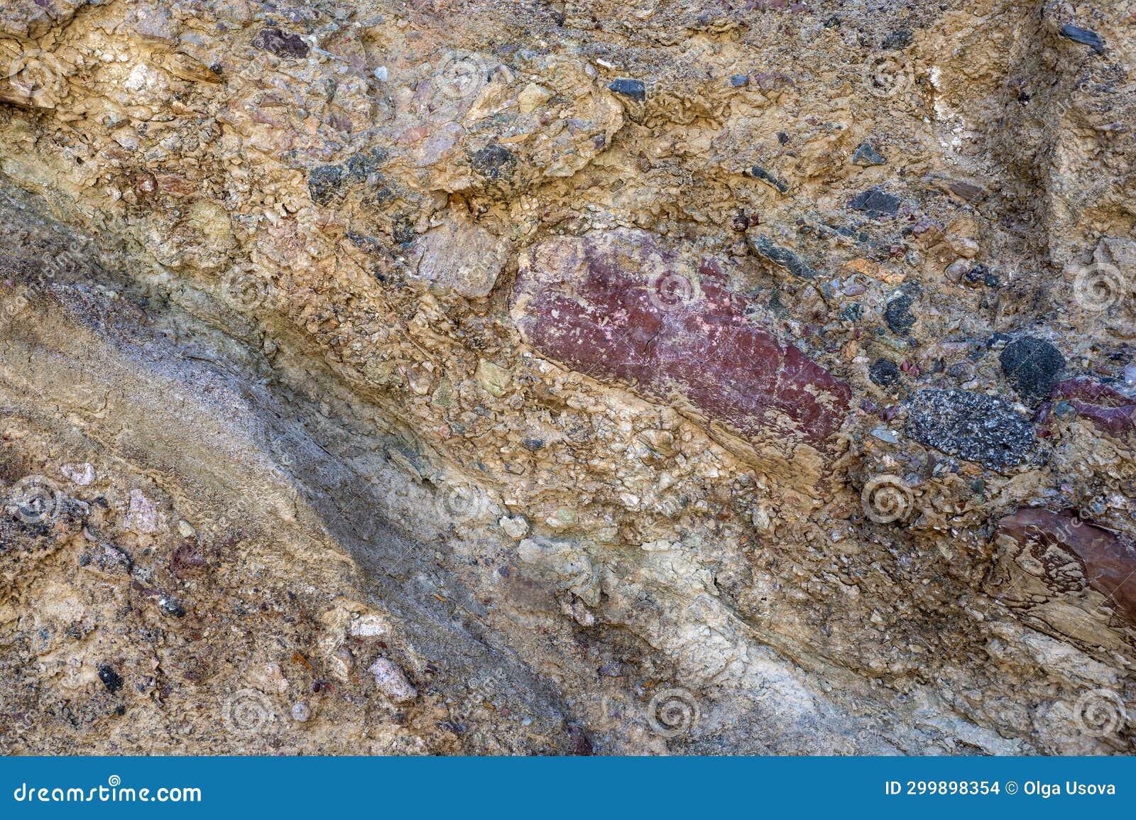 Formations of Multicolored Rocks, Abstract Design Backgrounds, Patterns ...