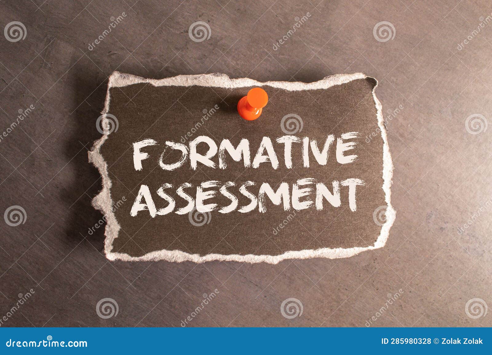 Formative Assessment Text on Paper in a Beautiful Envelope. Stock Photo ...