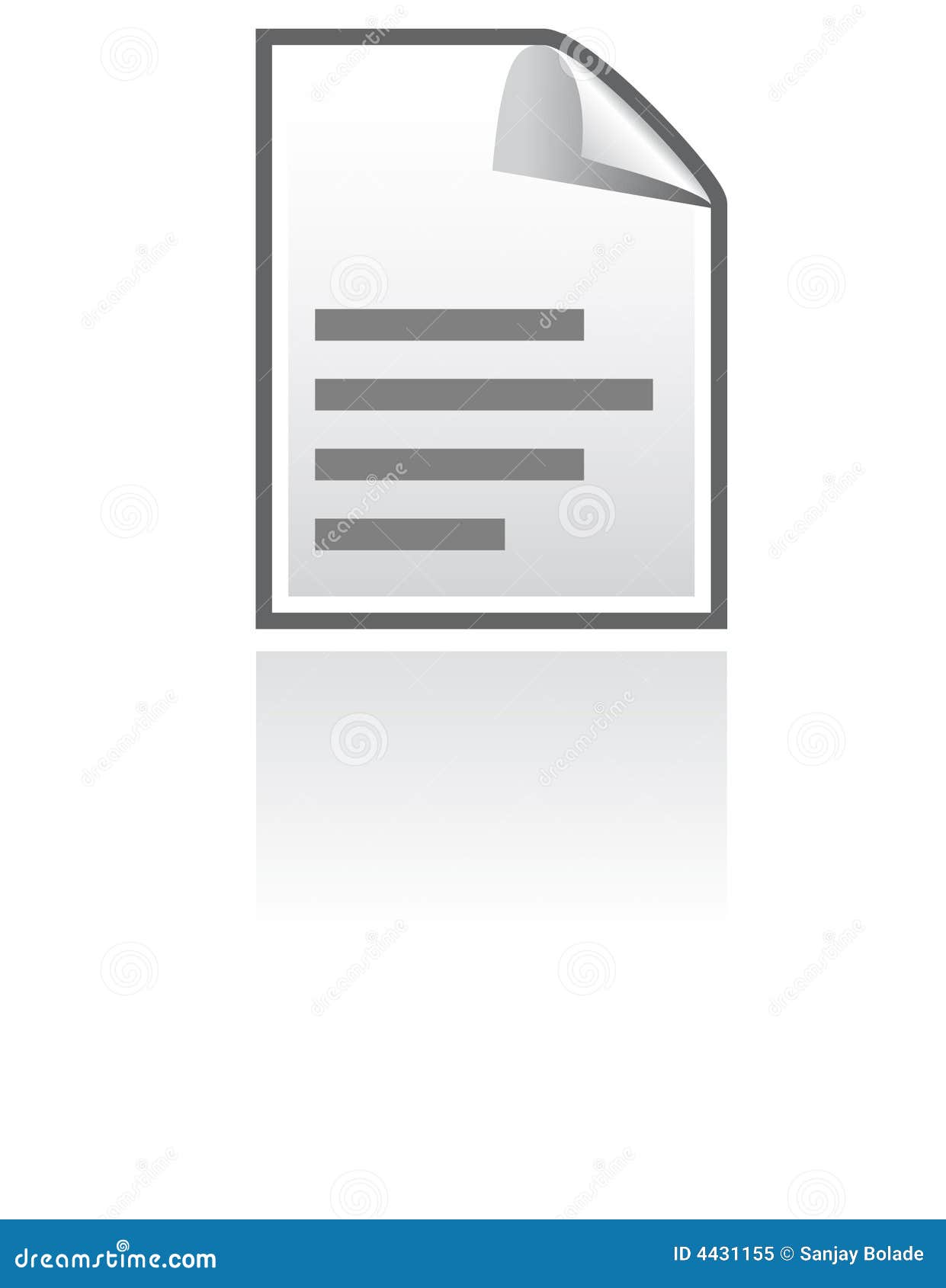 Formato Del Vector Del Icono De Documento Ilustración del Vector ...