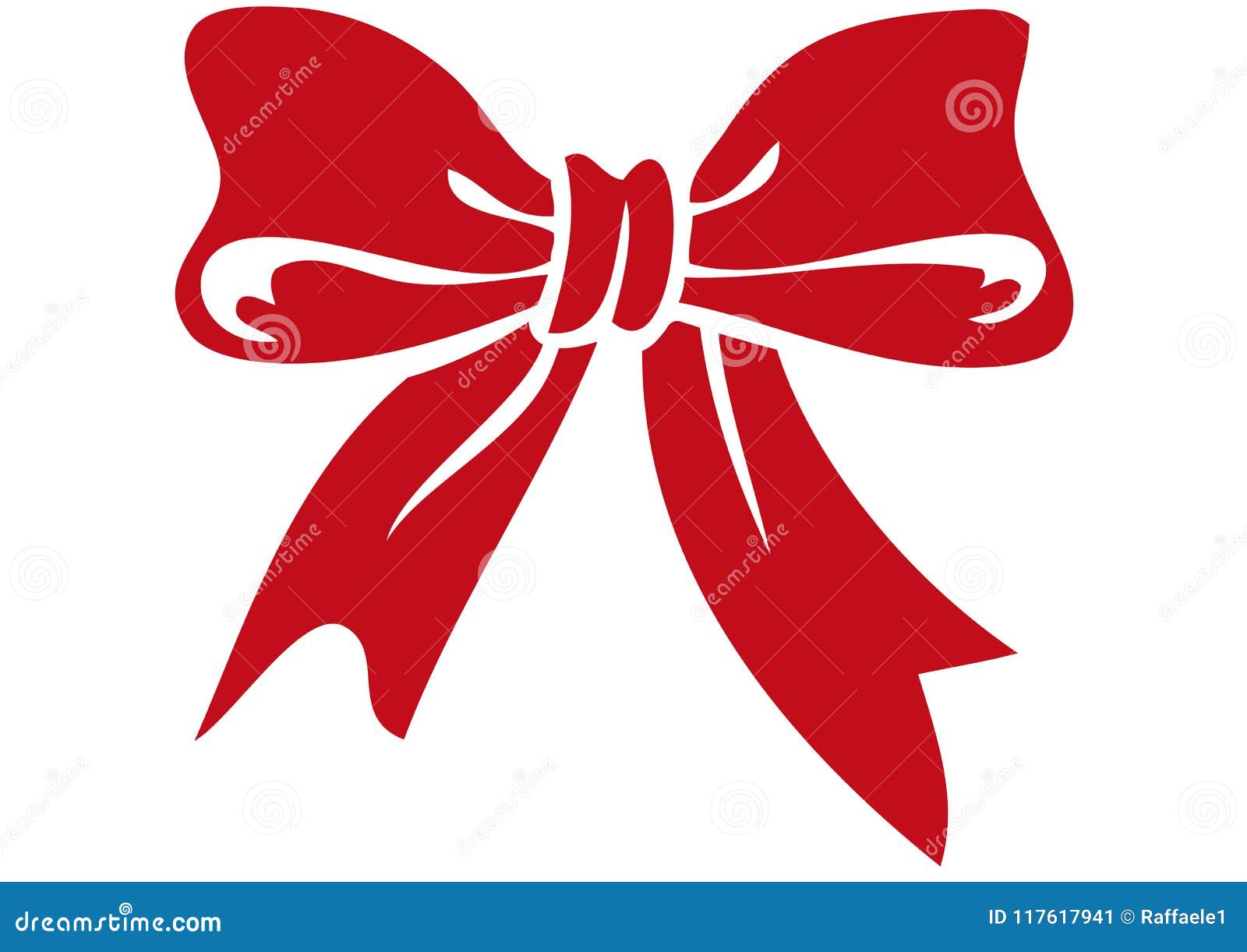 Formato Rojo Del Vector Del Arco Ilustración del Vector - Ilustración ...