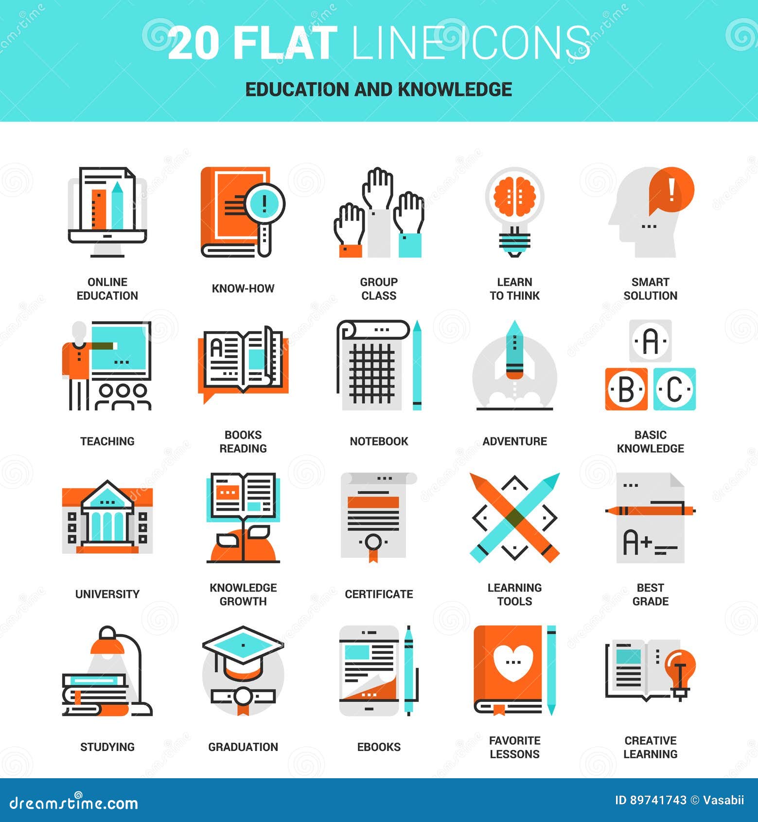 Formazione e conoscenza illustrazione vettoriale. Illustrazione di ...