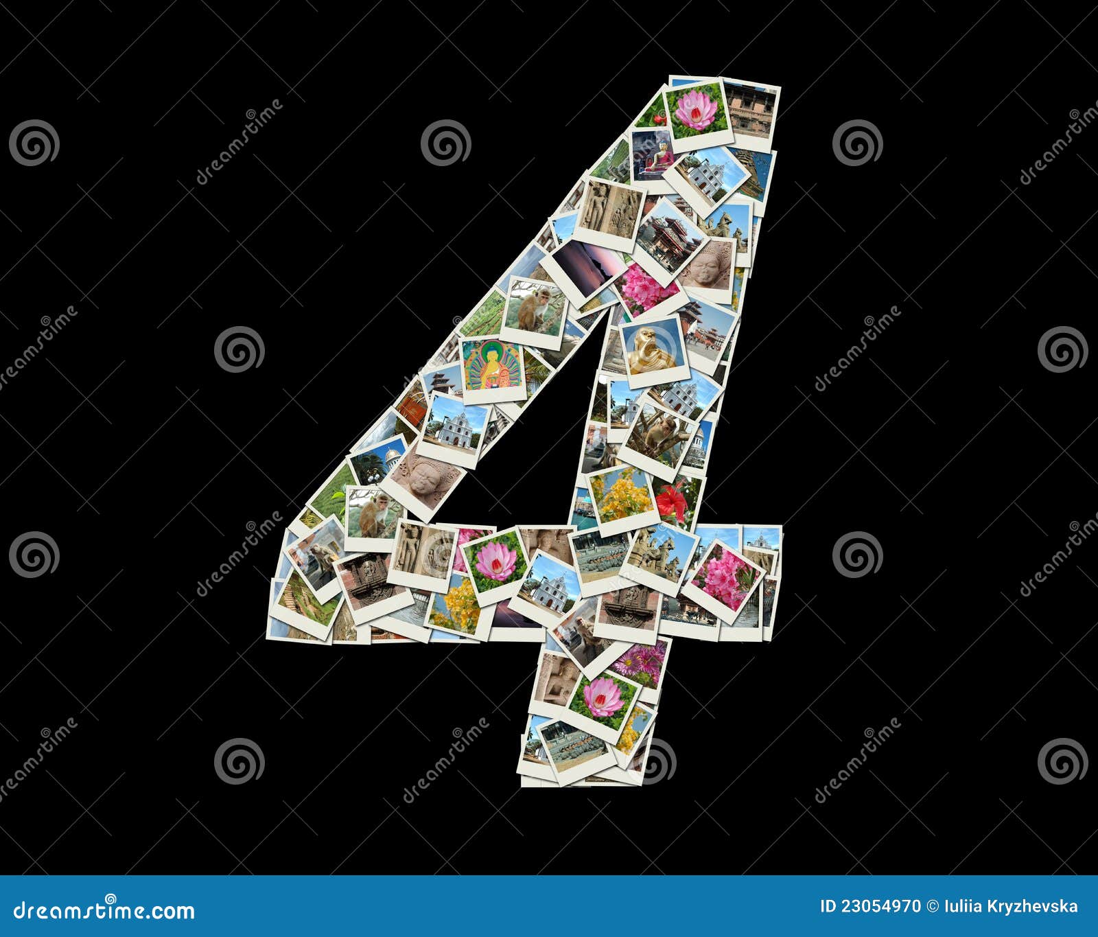 Forme 4 De La Figure - Collage Des Photos Photo stock - Image du ...