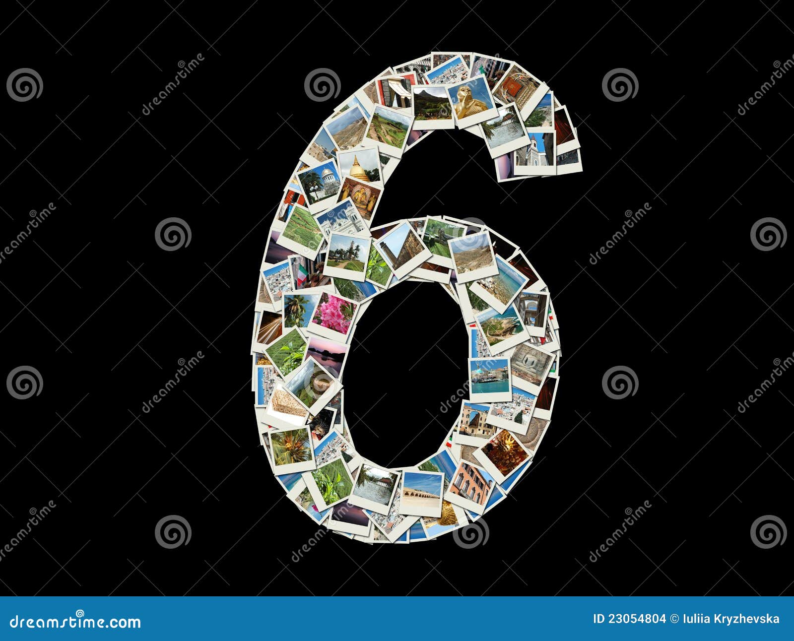 Forme 6 De La Figure - Collage De Photo Photo stock - Image du singe ...