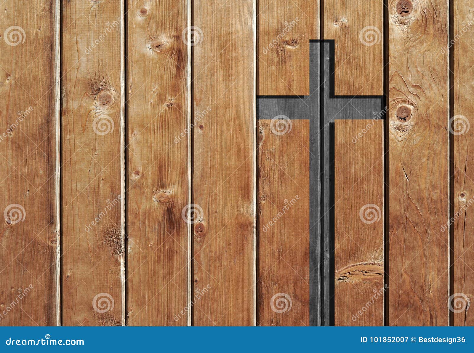 Forme Chrétienne De Croix De Symbole De Religion De Brown Image stock ...