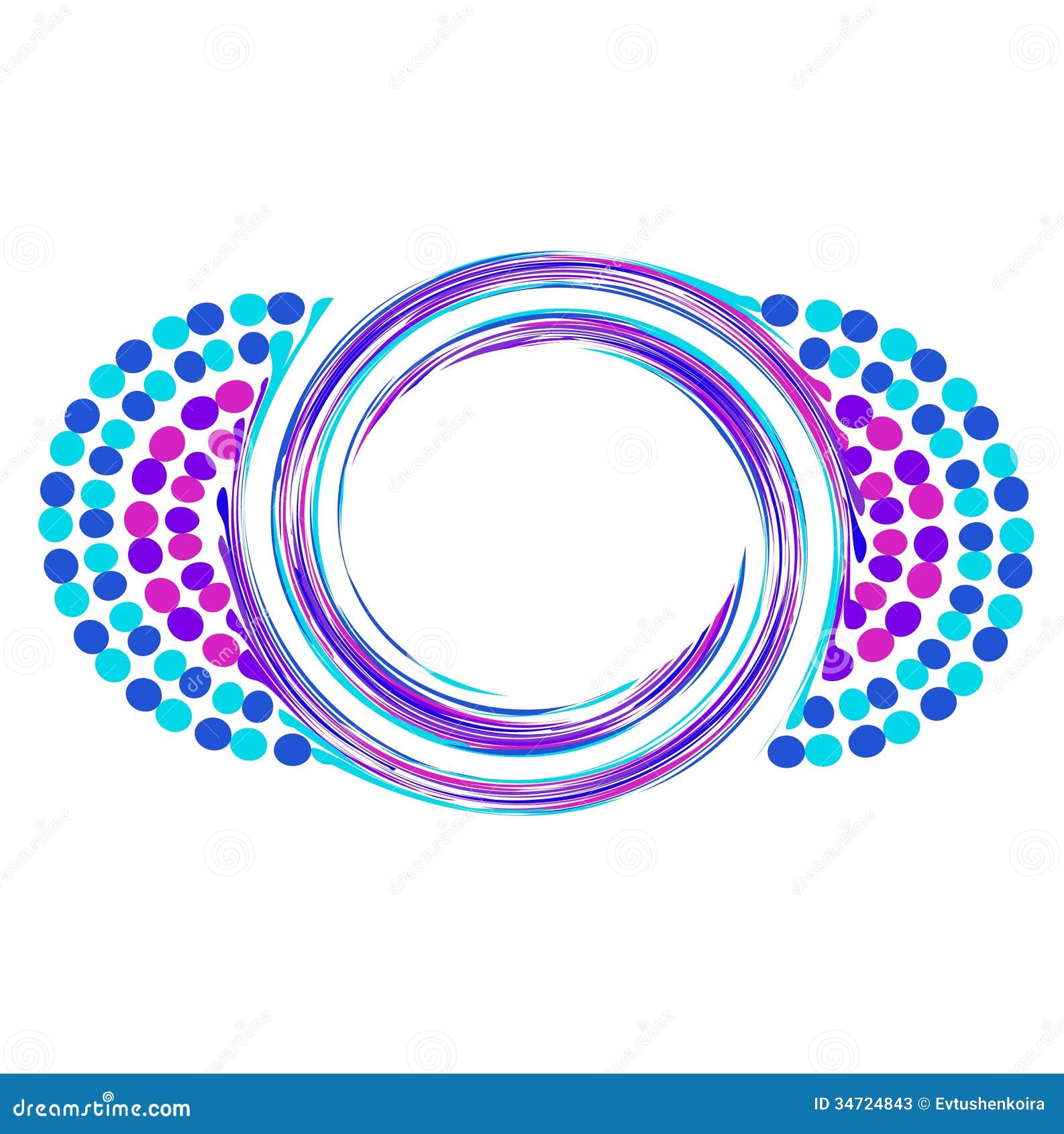 Forme de cercle illustration de vecteur. Illustration du numérique ...