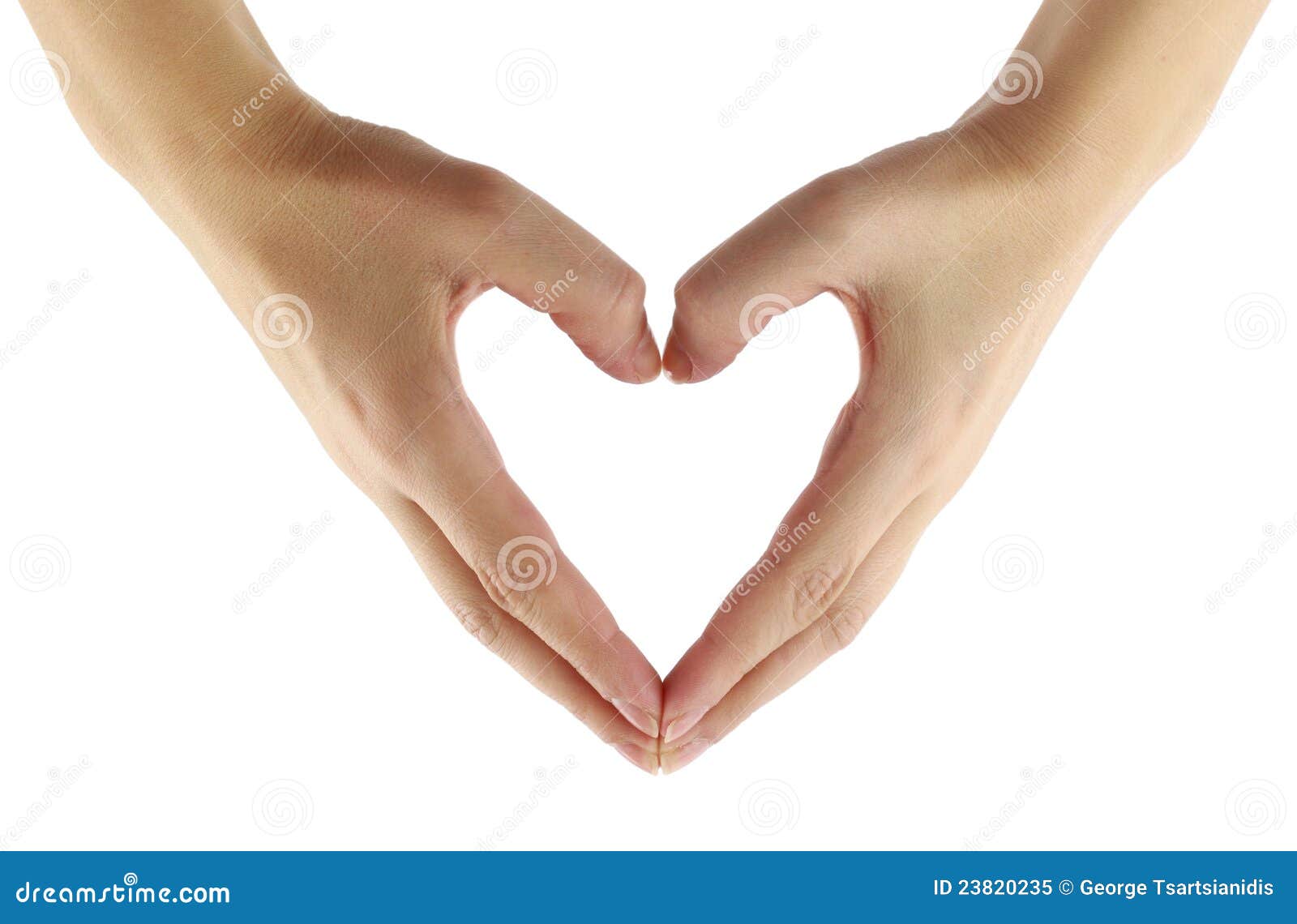 Forme de coeur de doigt image stock. Image du fond, doigts - 23820235