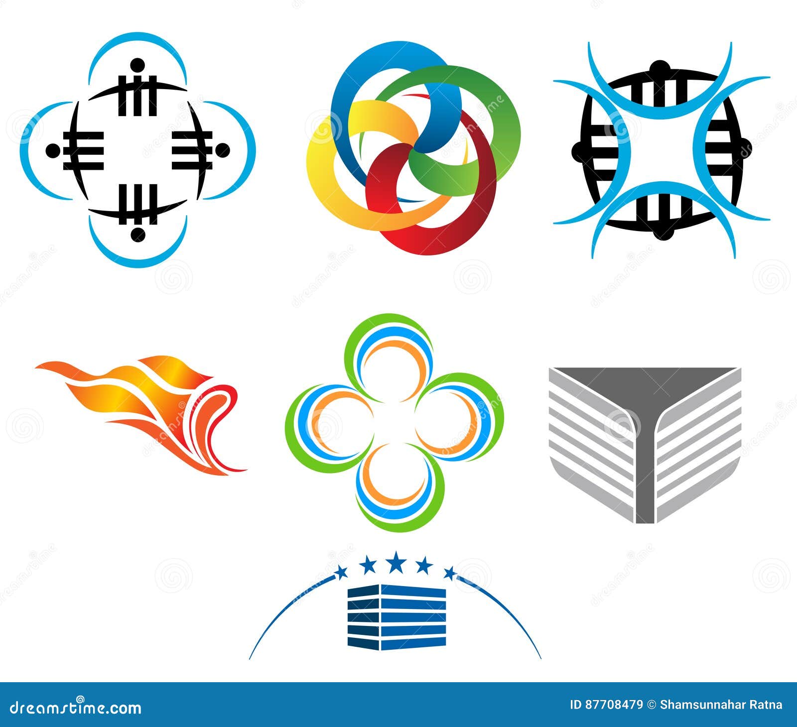 Forme De Conception De Logo Illustration de Vecteur - Illustration du ...