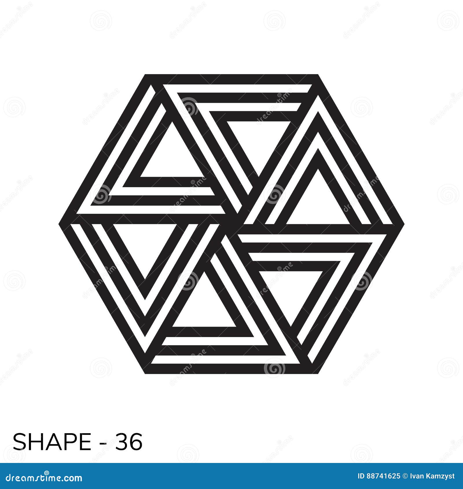 Forme géométrique simple illustration de vecteur. Illustration du fond ...