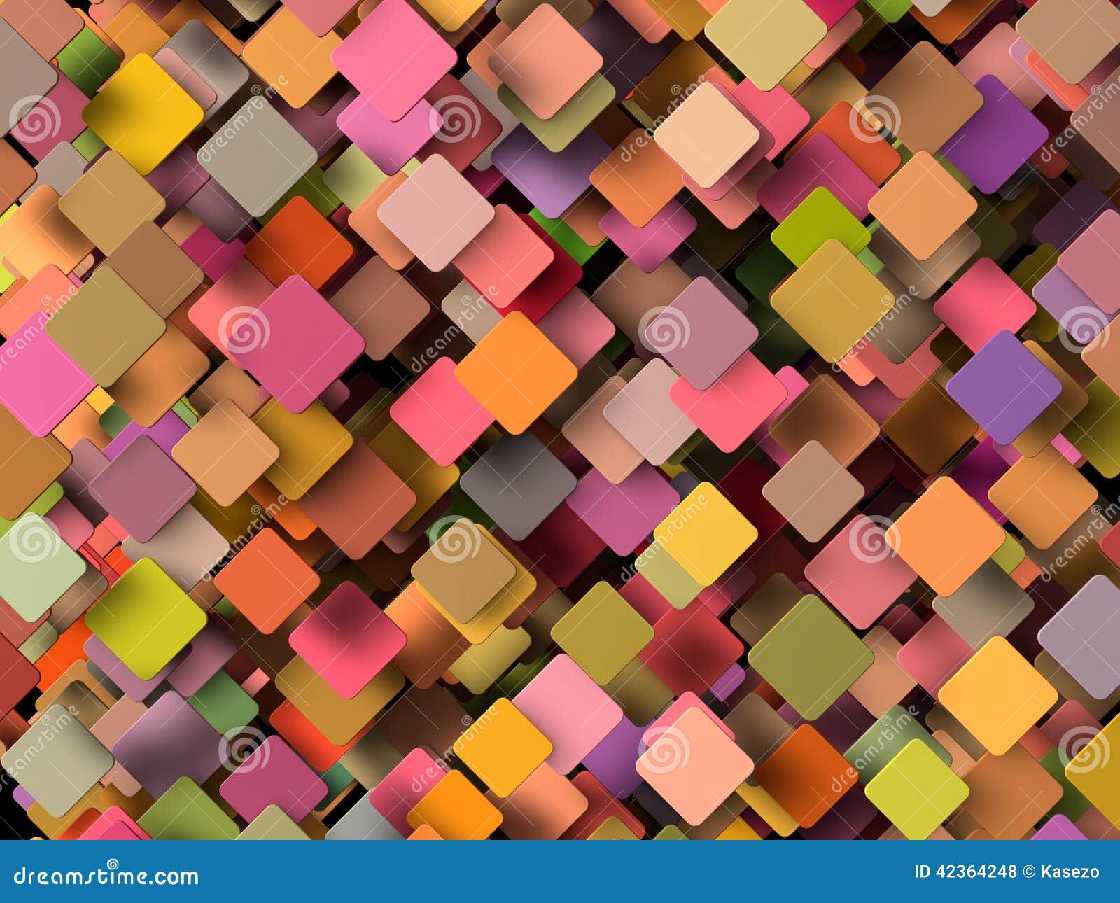 Forme Geometriche Colorate 3d Illustrazione di Stock - Illustrazione di ...