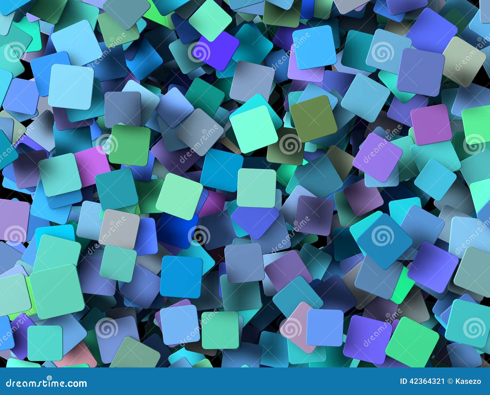 Forme Geometriche Colorate 3d Illustrazione di Stock - Illustrazione di ...